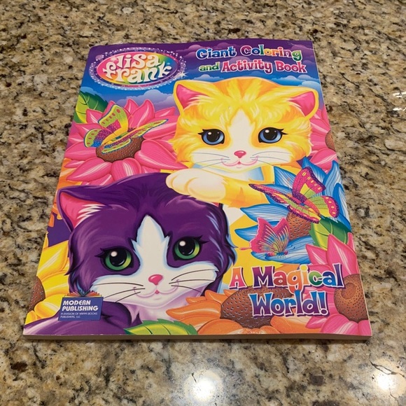 Lisa Frank | Toys | Lisa Frank Giant Coloring And Activity Book | Poshmark
